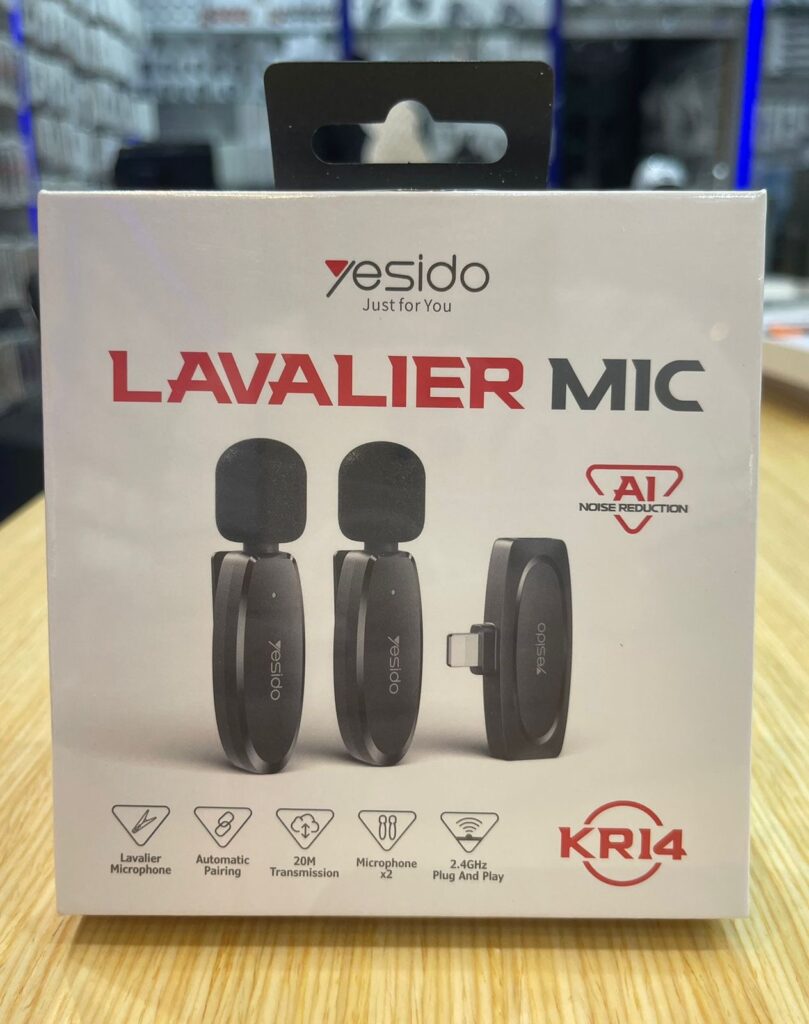 میکروفن یسیدو Lavalier Mic Yesido KR14 – فروشگاه آنلاین دنیاسل